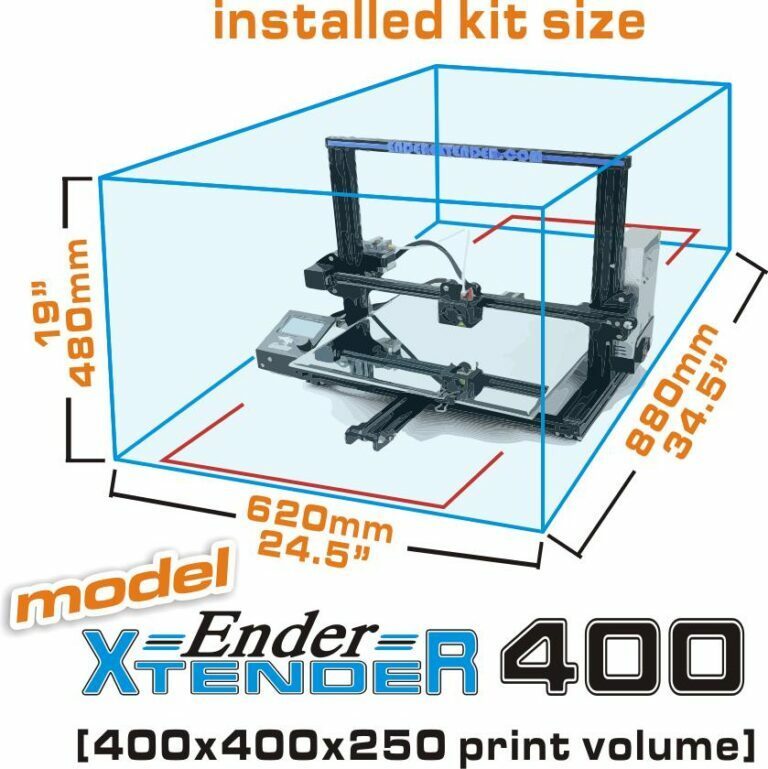 How to Make Your Ender 3 Bigger - Ender Extender Size Upgrade - 3D ...