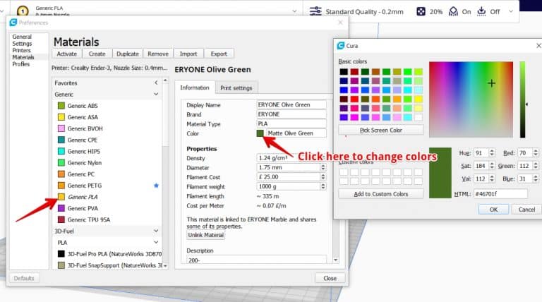 What Do Colors Mean In Cura Red Areas Preview Colors More 3D 