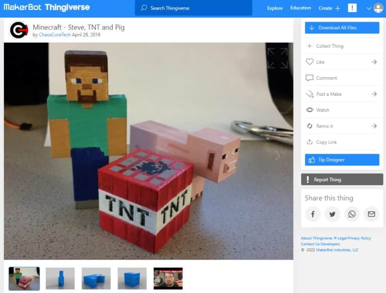 30 Best Minecraft 3D Prints You Can Create Today - 3D Printerly