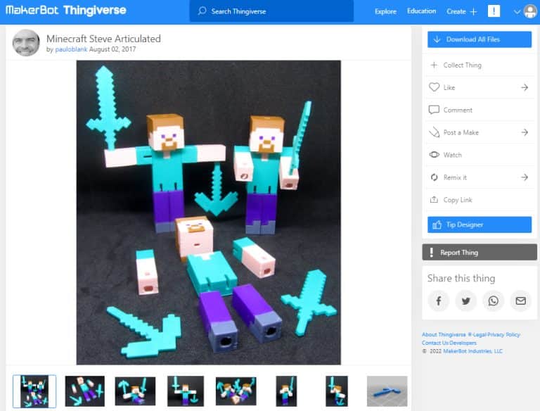 30 Best Minecraft 3D Prints You Can Create Today - 3D Printerly