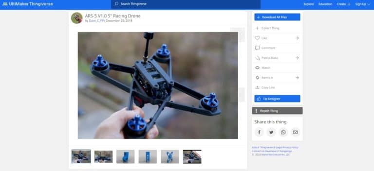 7 Best 3D Printed Drones - Free Downloads - 3D Printerly