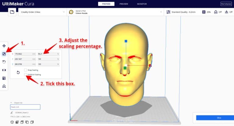 How to Scale a 3D Printed Helmet or Mask (8 Steps) - 3D Printerly