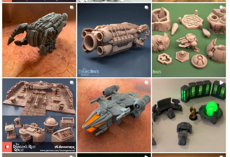 35 Best Patreons to Sell 3D Prints – Commercial Licensing - 3D Printerly